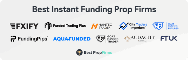 10 Best Instant Funding Prop Firms [2025 Updated List]